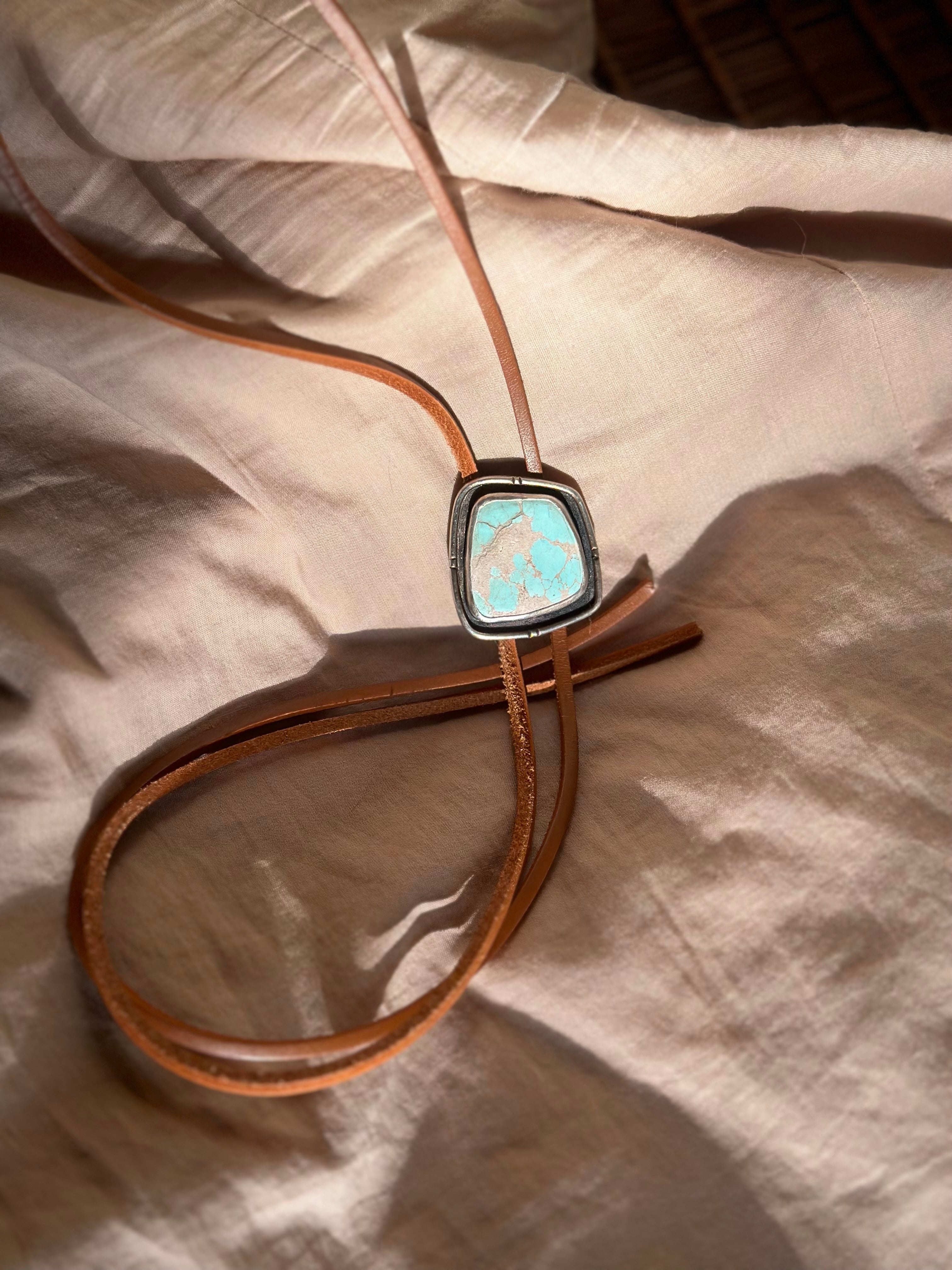 old turquoise no. 8 Bolo – Wilder Sage Design
