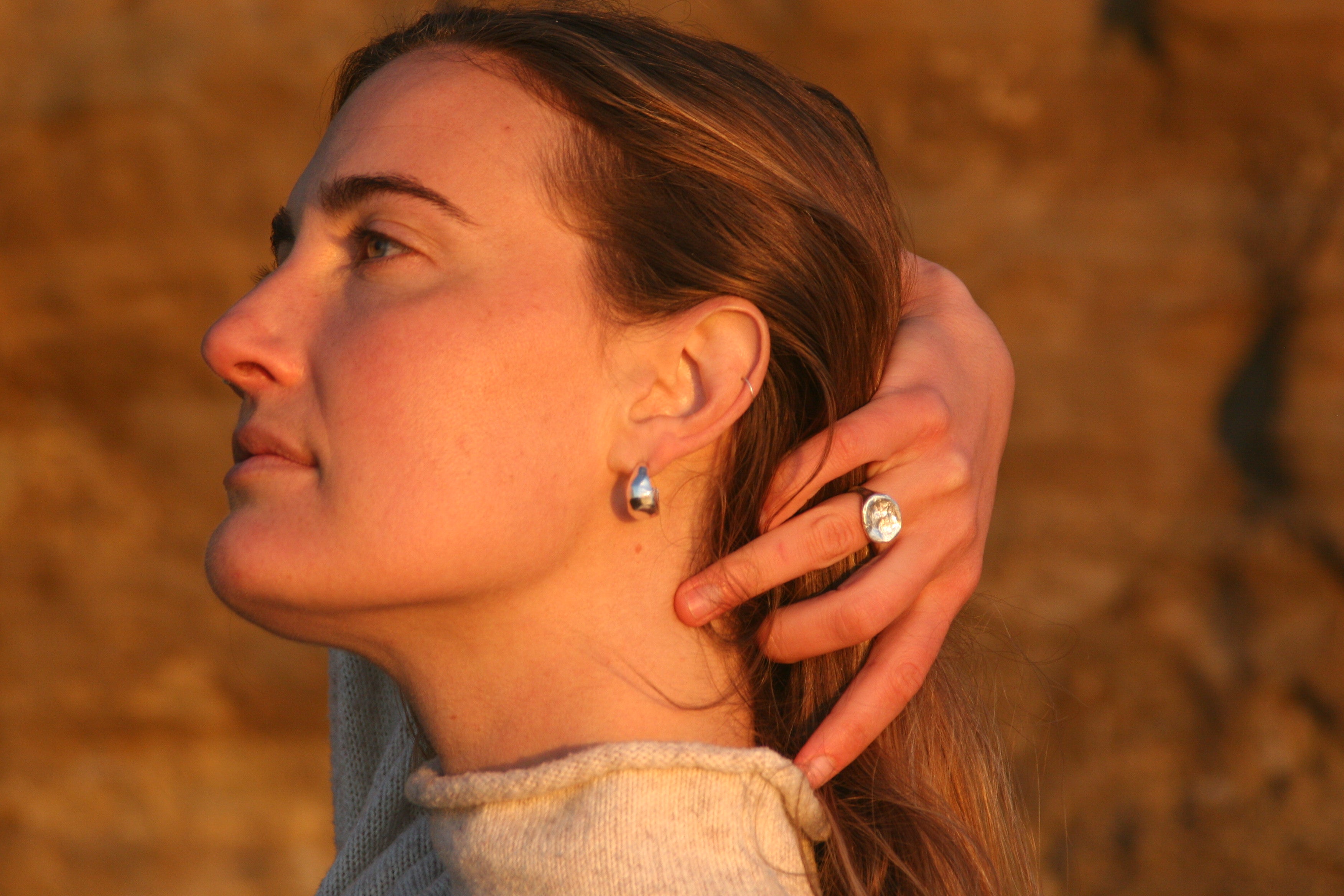 Selene Hoops - Silver – Wilder Sage Design