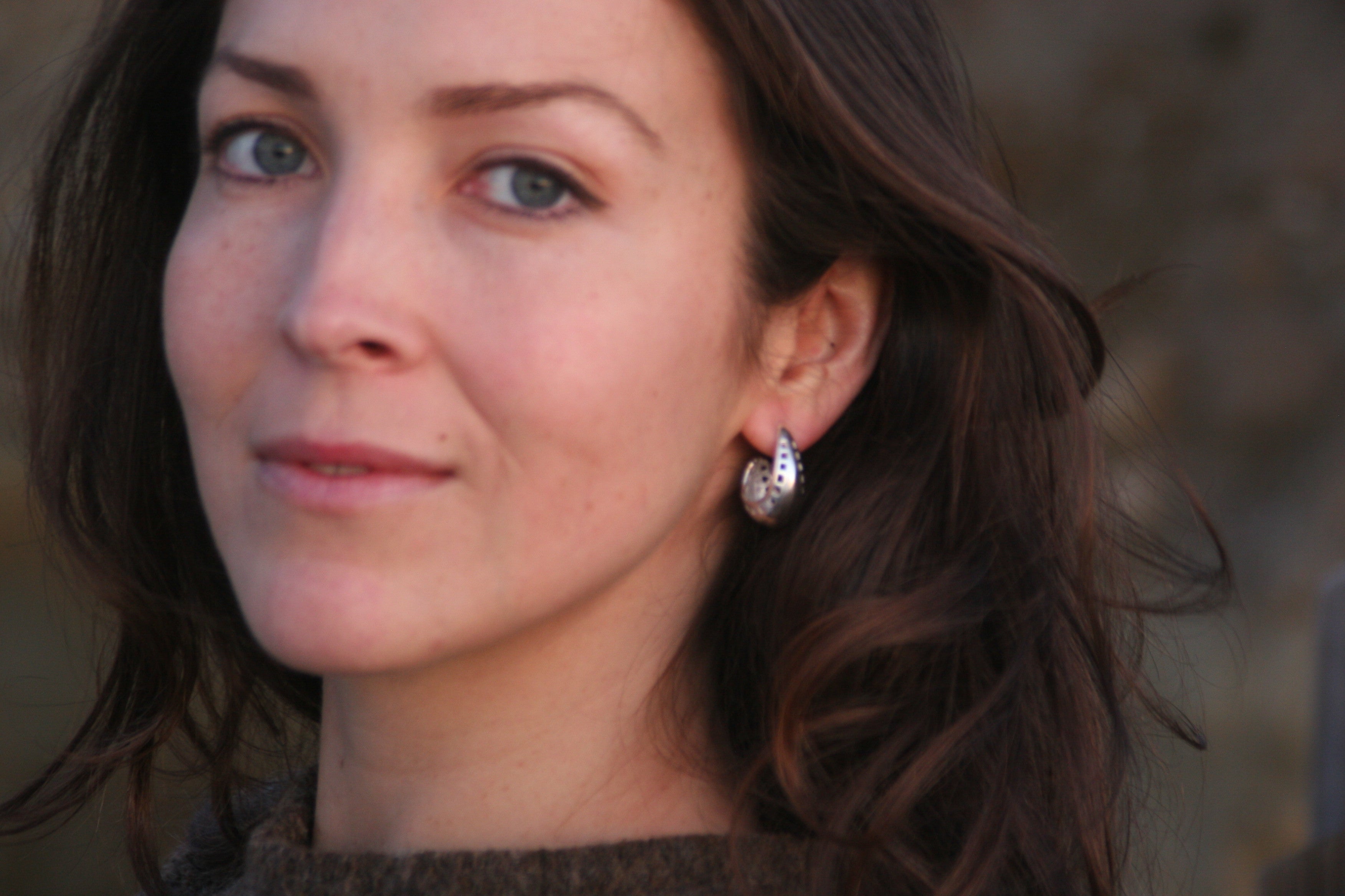 Aurae Hoops - Silver – Wilder Sage Design