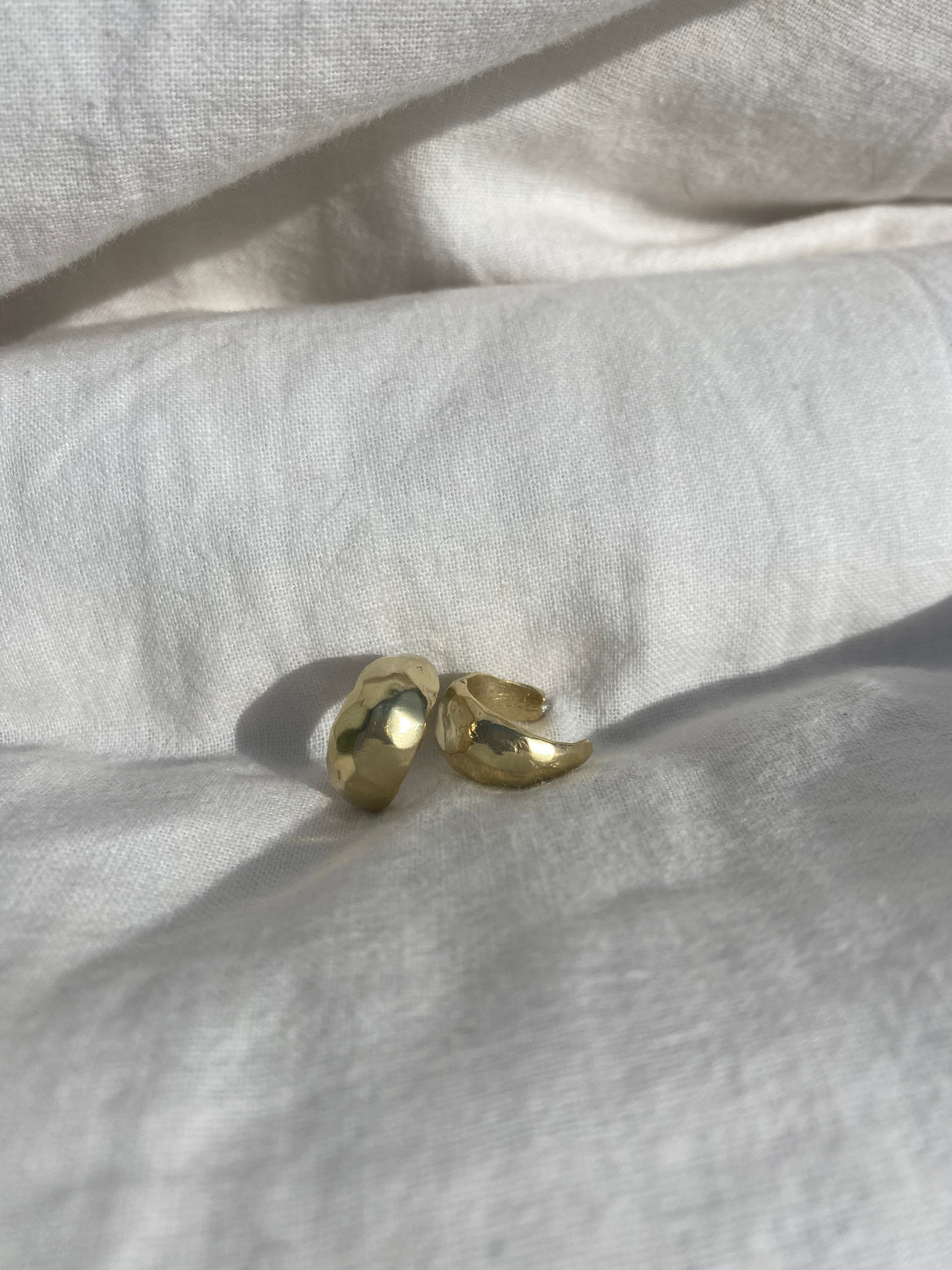 Selene Hoops - Bronze – Wilder Sage Design